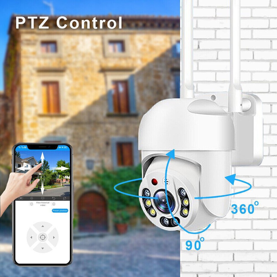 YCC365 Plus Wireless Camera WiFi 1080P PTZ IP Camera Home Surveillance ...