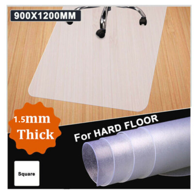 120*90CM Non Slip Home Office Chair Desk Mat Floor Protector PVC ...