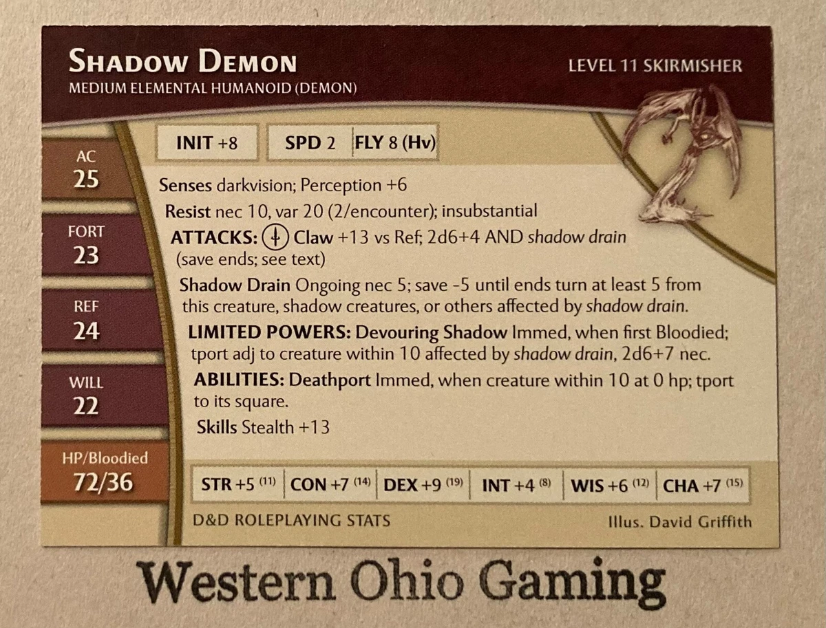 Shadow Demon Abilities