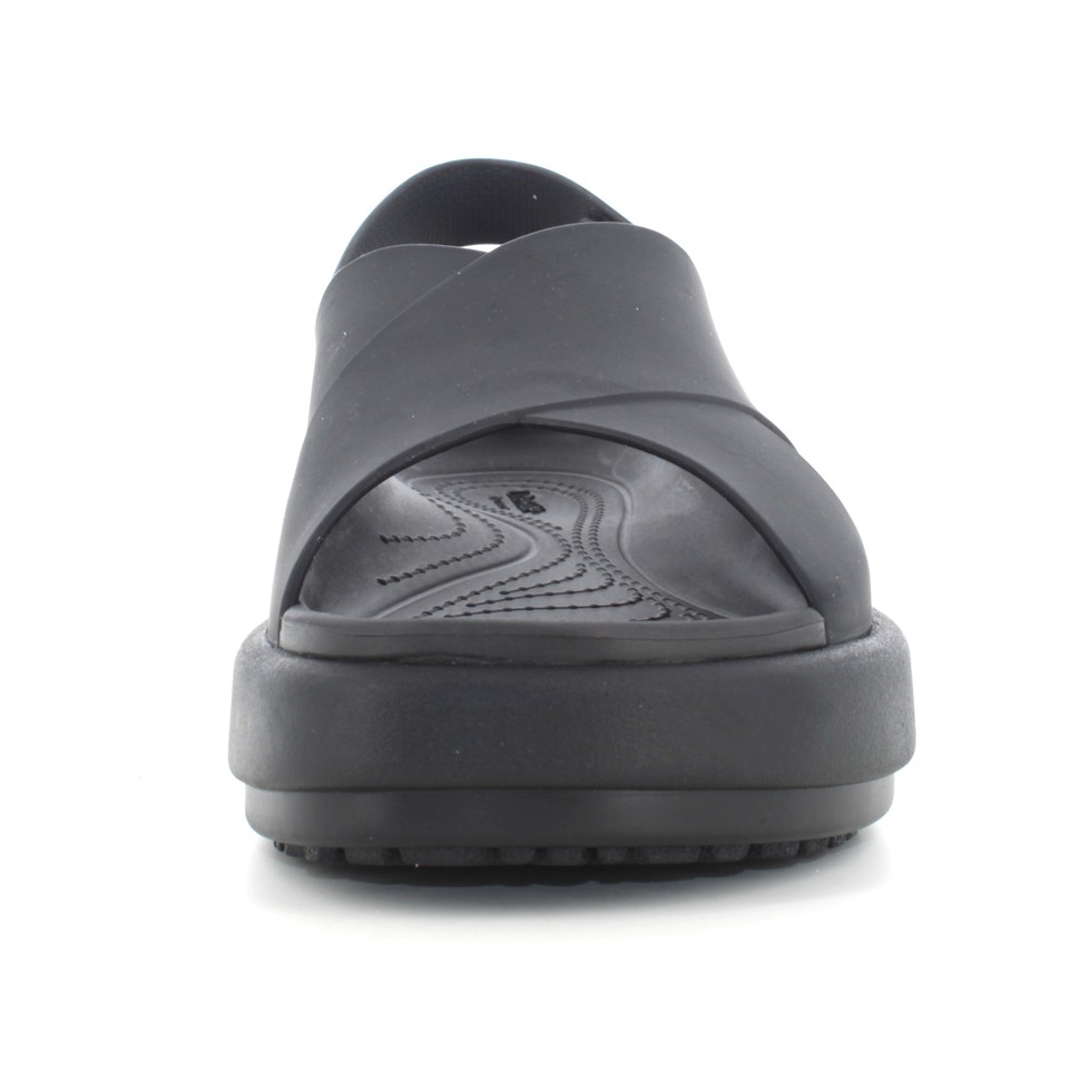 Crocs P24us women sandals BROOKLYN LUXE CROSS STRAP 209407-060 | eBay