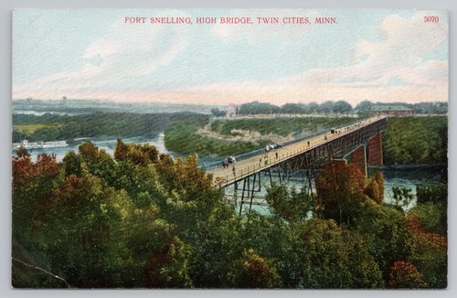 Fort Snelling High Bridge in Twin Cities Minnesota Postcard | eBay