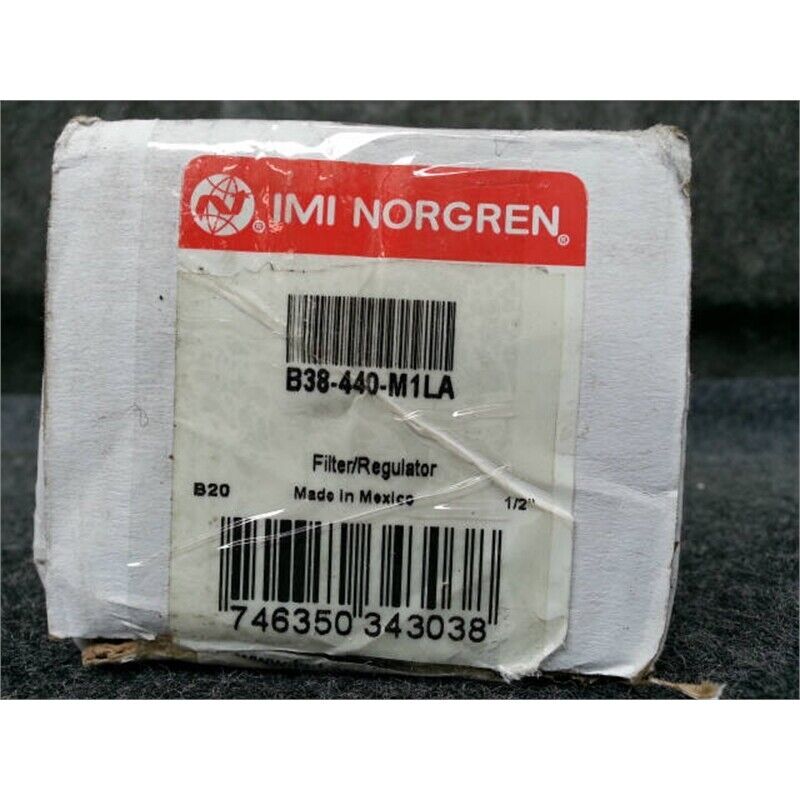 Norgren B38-440-M1LA Stainless Steel Filter Regulator 1/2" 450 PSIG 31 ...
