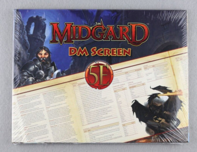 Kobold Press 5E D&D 5th Ed Midgard GM DM Screen NEW SEALED Character ...