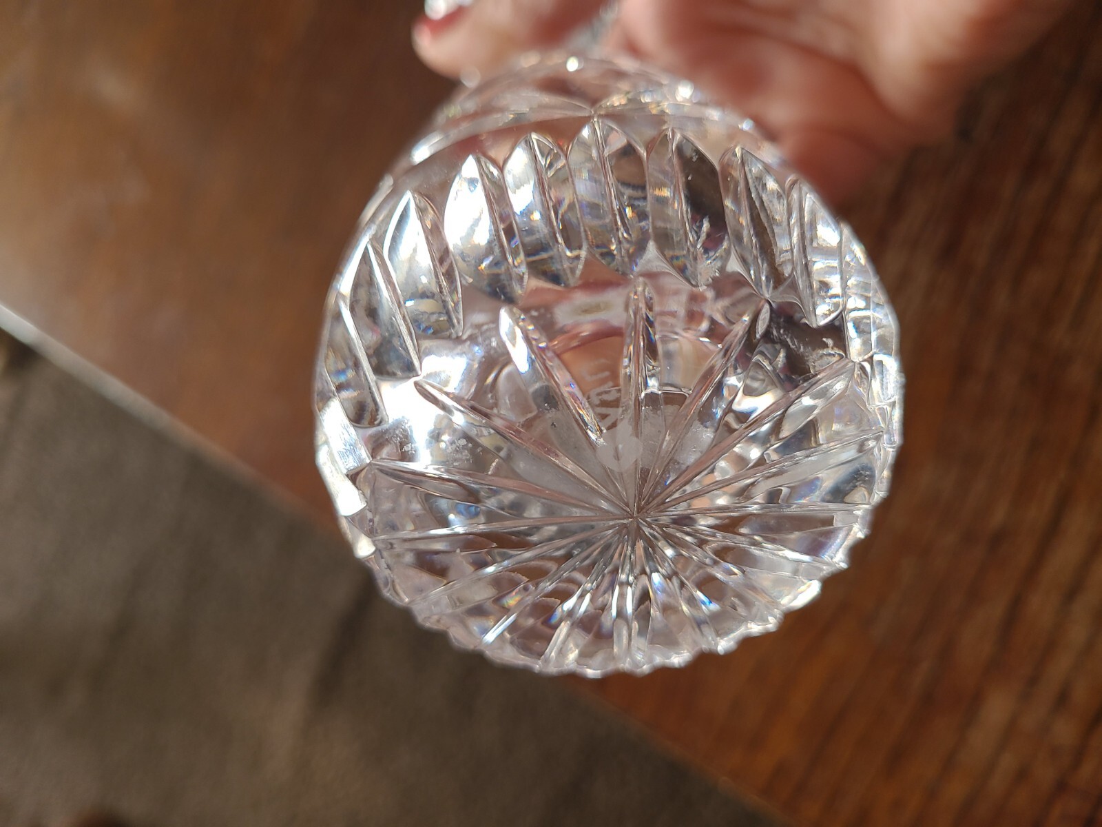 Irish Cavan Crystal Clear Bud Vase Signed | eBay