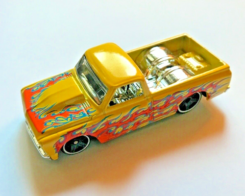 Hot Wheels ‘67 Chevy C10 #208 HW ‘15 Workshop Yellow Loose VHTF! | eBay