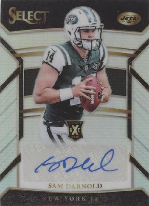 2017 Panini Select - 2018 XRC Mystery Autograph Sam Darnold #323 Silver ...