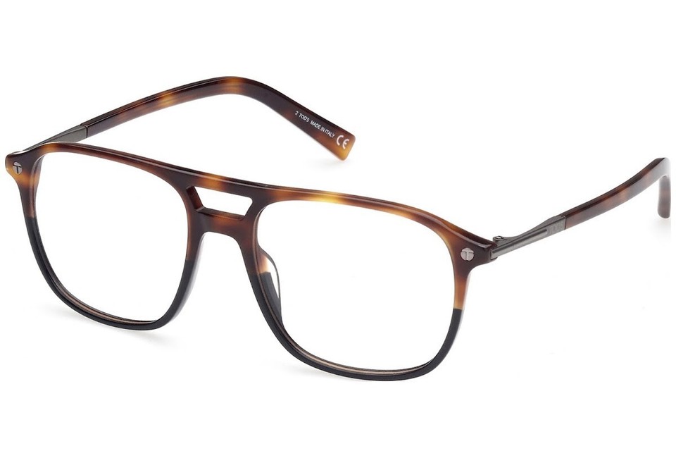 Tod's TO5270 005 Black Tortoise Aviator Optical Eyeglasses Frame 53-17 ...
