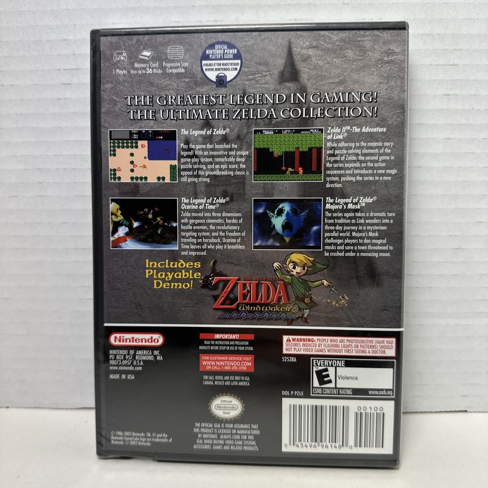 The Legend of Zelda Collector’s Edition READ GameCube Promotional Disc ...