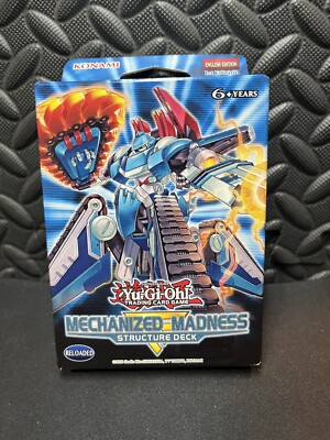 | Yugioh Mechanized Madness Structure Deck SR10 1st Edition New Sealed ...