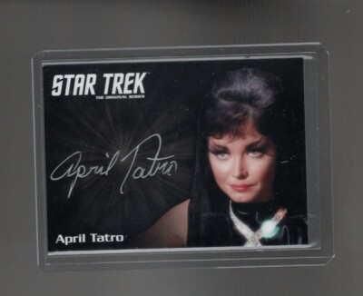 Star Trek TOS Archives & Inscriptions April Tatro autographed card | eBay
