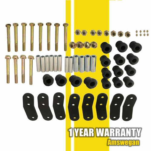 Front or Rear Leaf Spring Shackles and Hangers Fits 1987-1995 Jeep ...