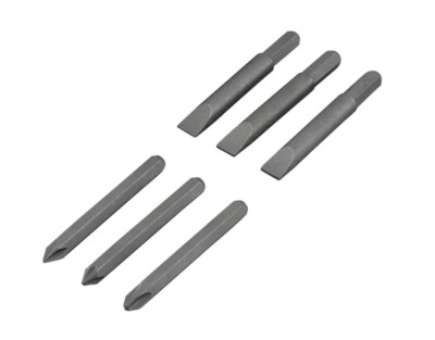 KTC IMPACT DRIVER BIT 8mm HEX (PH1,2,3, SLOTTED 1.0,1.6,1.8mm) SDP-1 ...