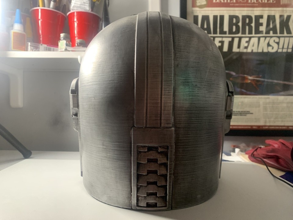 The Mandalorian 3D Printed Helmet (Fully Painted) 22 Inch Head-size | eBay