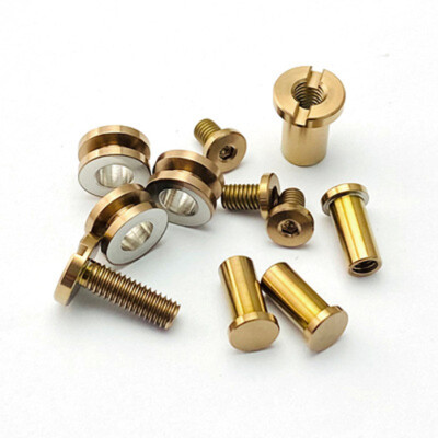 Titanium Pivot Standoff and Screw Set For Hinderer XM-18 3.5" Folding ...