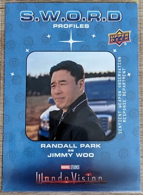 2022 Upper Deck WandaVision SWORD Profiles #SP-9 Randall Park As Jimmy ...