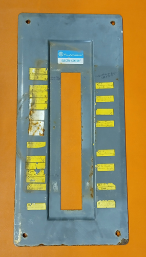 Pushmatic Gould ITE Bulldog Siemens Electri-Center Panel Cover 20 Space ...