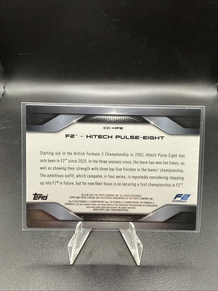 2023 Topps Chrome Formula 1 F1 Hitech GP Team’s Crest 142/199 #CC-HPE ...