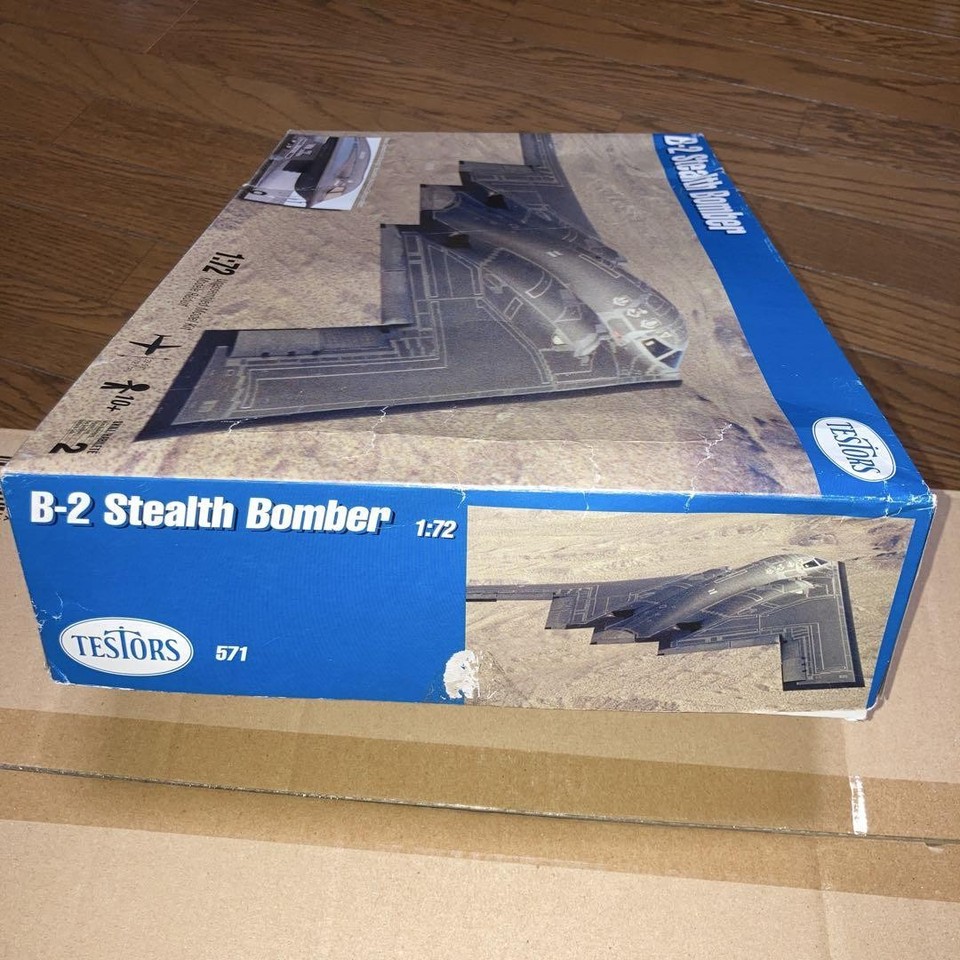 Testors 1/72 B-2 Stealth Bomber Model Kit Large Size, Used | eBay