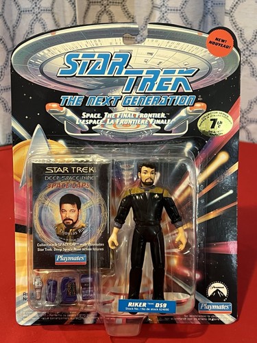 Canadian Star Trek DS9 Thomas Riker Figure on Next Generation Card w ...