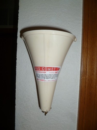 Decal / Sticker For The Red Comet Extinguisher Large Wall Mount Holder ...