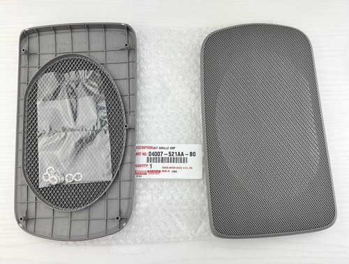 02-06 FITS TOYOTA CAMRY GRAY GENUINE REAR SPEAKER GRILL COVER SET 04007 ...