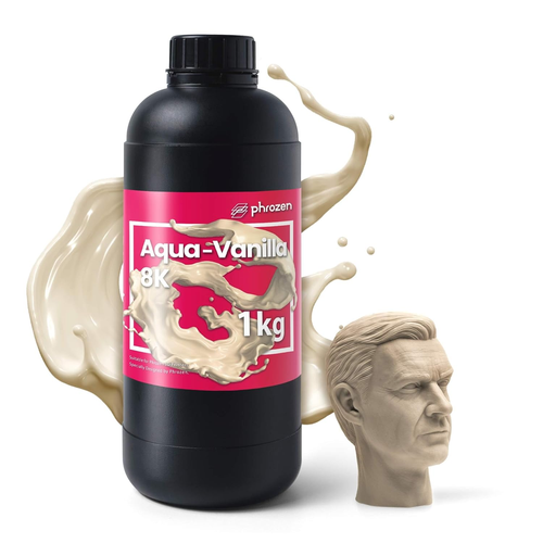 Aqua Vanilla 8K 3D Printing Resin, Designed to Showcase Highly Detailed ...