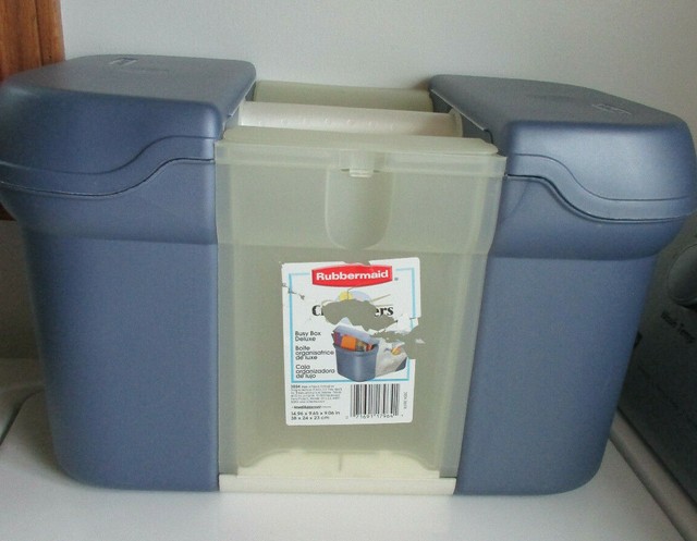 Rubbermaid CURVER Storage Craftainer Craft Sewing Tool Box Tote ...