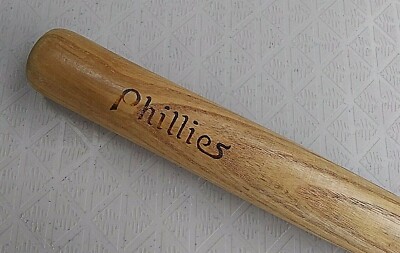 PHILADELPHIA PHILLIES CLASSIC MLB LOGO 18" VINTAGE MINI-BAT #3- FREE S ...