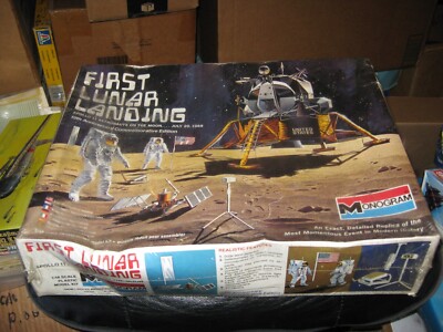 Sealed vintage First Lunar Landing by Monogram in 1/48 scale from 1979 ...