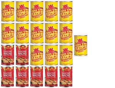 WIENERSCHNITZEL CHILI SAUCE 6-21 Cans Ricos Gourmet Nacho Cheese Mix ...