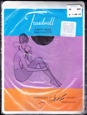HANES - Vintage Pantyhose and Package - TREADWELL - Fantastic 70s ...