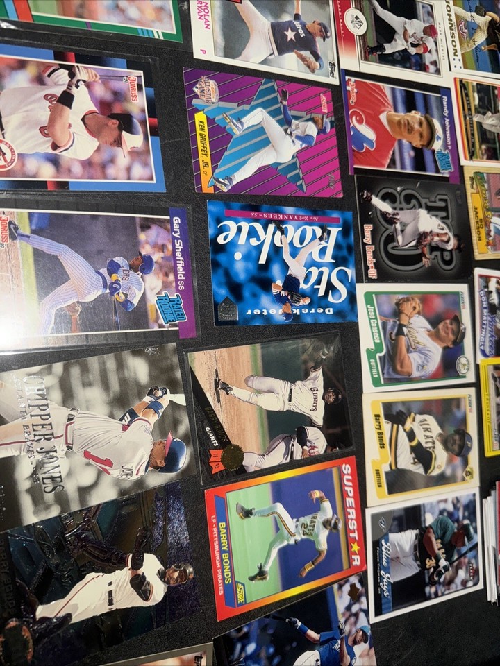 150 Lot Baseball Cards All Star / Rookie MLB 80-90 Griffey Sosa Bo Ryan ...