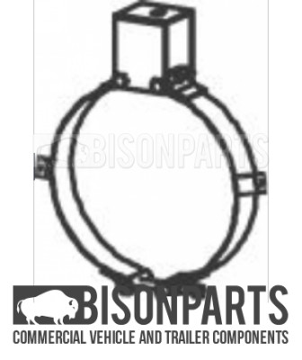 "FITS DAF LF45 / LF55 2001-2013 EXHAUST CLAMP STRAP DINEX 21804 - BP103 ...