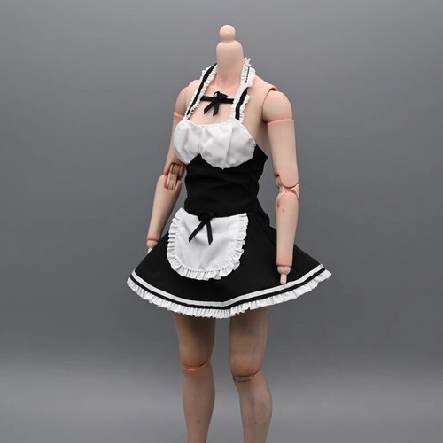 1/6 Scale Female Sexy Maid Dress Apron Model For 12" Action Figure Body ...