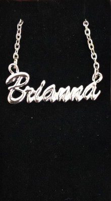 Name Necklace - Brianna | eBay