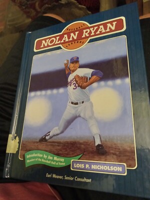Nolan Ryan Baseball Legends 1996 Hardcover Book By Nicholson | eBay