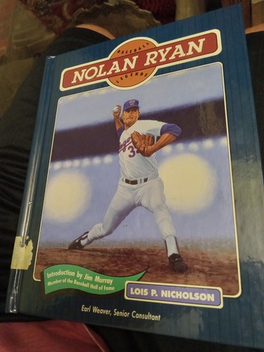 Nolan Ryan Baseball Legends 1996 Hardcover Book By Nicholson | eBay