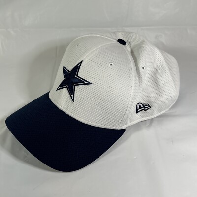 Dallas Cowboys Old Stock Hat New Era NFL Mesh Fitted White Blue Hat ...