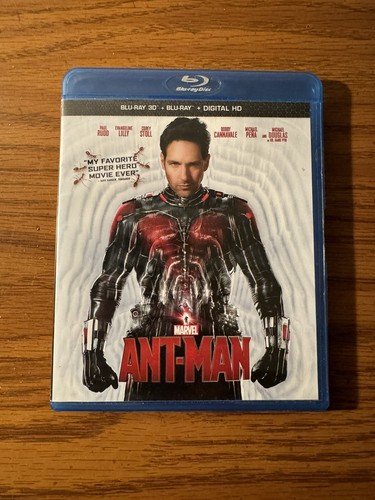 Ant-Man (Blu-ray Disc, 2015, No Digital Copy HD, 3D) USED VERY GOOD ...