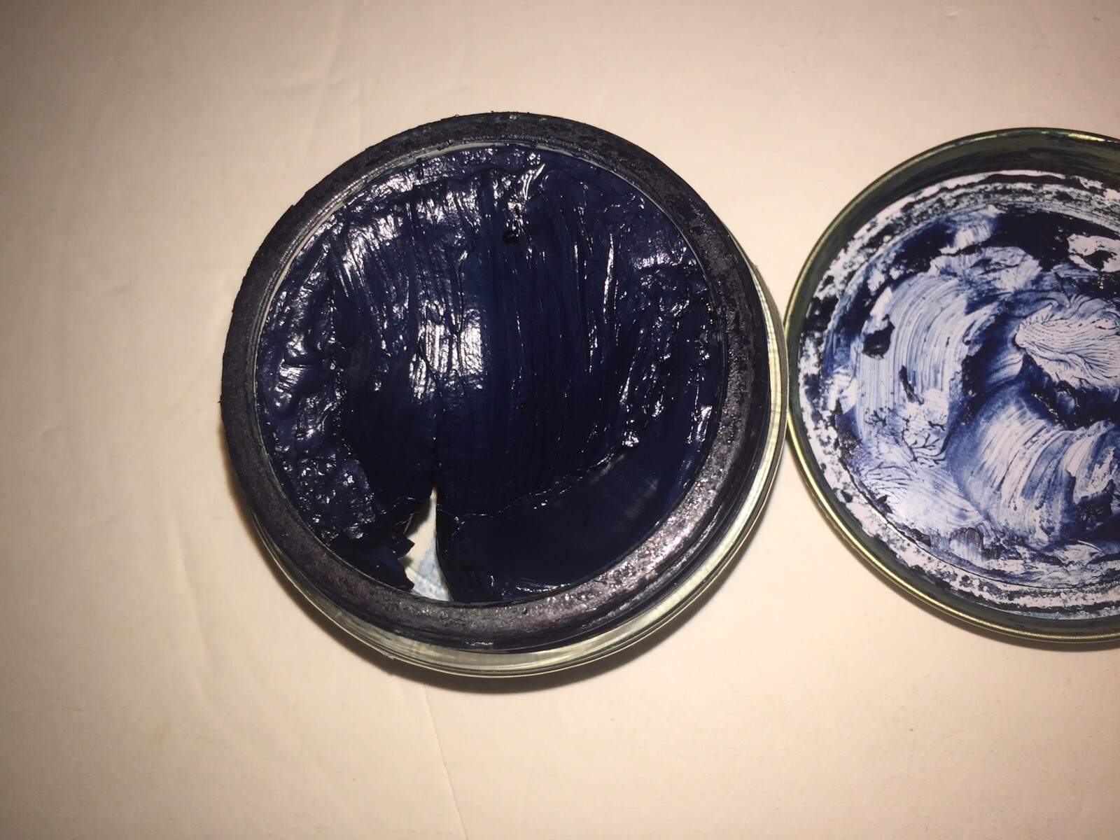 NAVY BLUE Color Boot & Shoe CREAM POLISH Leather MELTONIAN 7514 Bleu ...