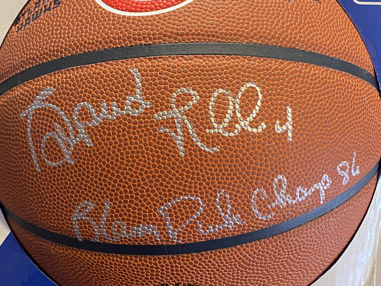 Spud Webb Autographed Hawks Logo Basketball Slam Dunk Inscrp Schwartz ...