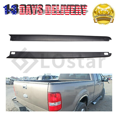 2004-2005 Ford F-150 Style Side Rail Caps 6.5' Bed Right & Left | Black ...