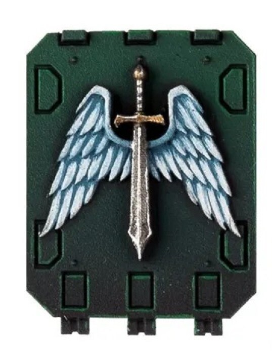 Warhammer 40k Dark Angels Symbol Dark Angels Mark VII Helm 3D Druck