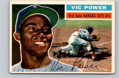 1956 TOPPS BASEBALL #67 VIC POWER MID GRADE MS | eBay
