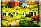 AMISH COUNTRY FARM BARN COWS HORSE CARRIAGE LIGHT SWITCH OUTLET PLATE ...