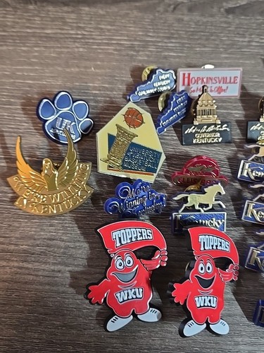Large Lot of Kentucky Plastic Themed Lapel Pins Souvenir Travel Hp | eBay
