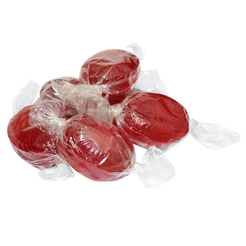 Strawberry Disc Hard Candy Buttons 2 pounds Wrapped Candies FREE SHIP ...