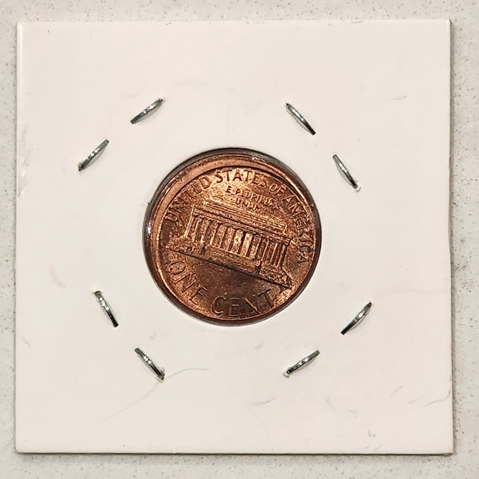 1987 Lincoln Cent Red ~ Struck Off Center US Mint Error Uncirculated | eBay