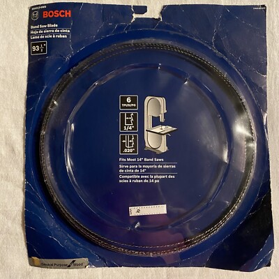 BOSCH Stationary Band Saw Blade BS9312-6WD NEW ITEM | eBay