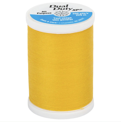 Spark Gold - All Purp. Sewing Thread, Dual Duty XP-250 yds, #S910 7360 ...
